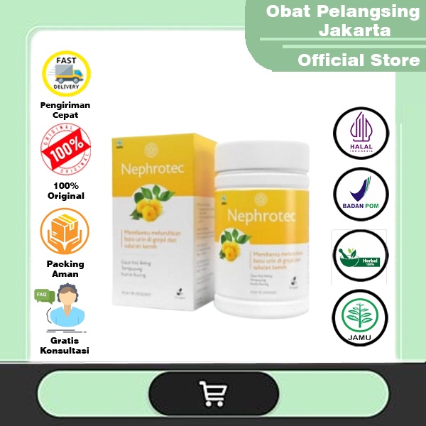 Jual BISA COD | 100% Original Nephrotec Obat Batu Ginjal Kandung Kemih ...