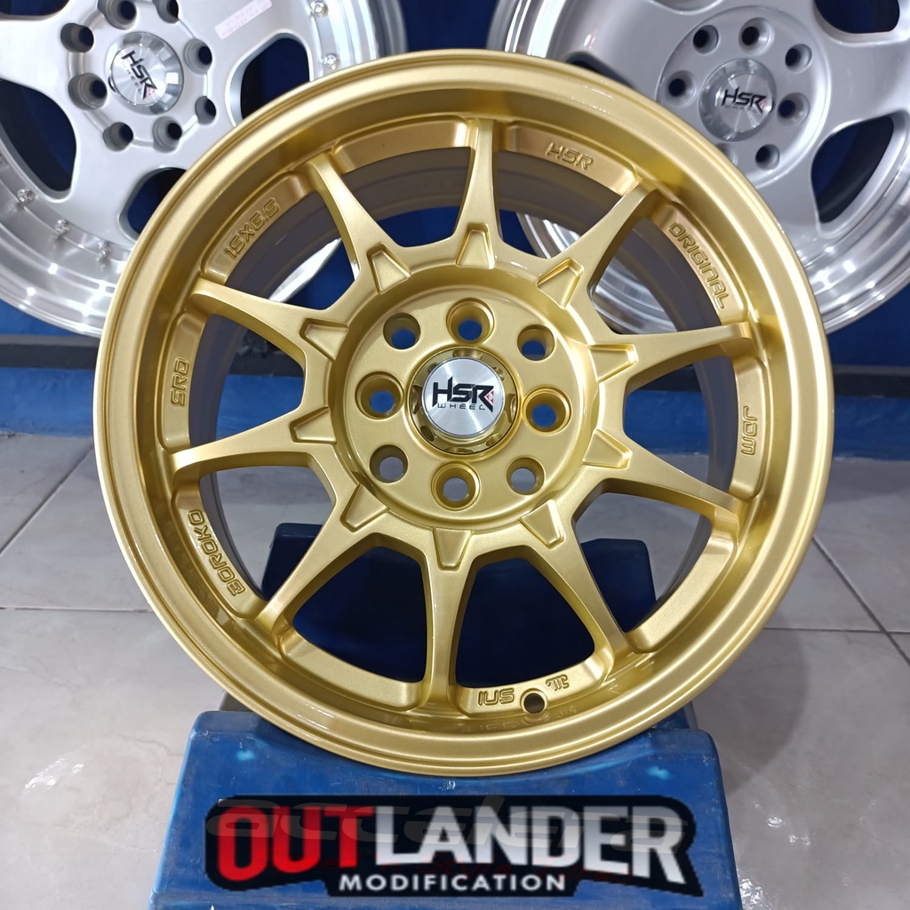 Jual Velg HSR Ring 15 Type BOROKO SRD Mobil Brio Yaris Jazz Mobilio Avanza R15 GOLD | Shopee ...