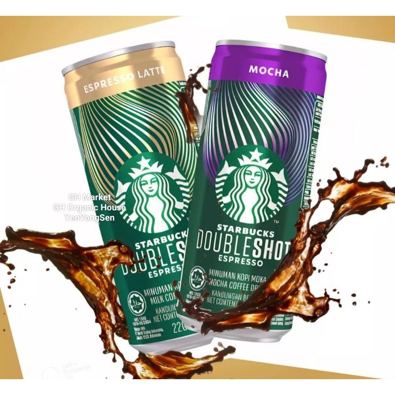 Jual Kopi Starbucks 220ml NEW COFFEE Kaleng (Espresso Latte/Mocha ...