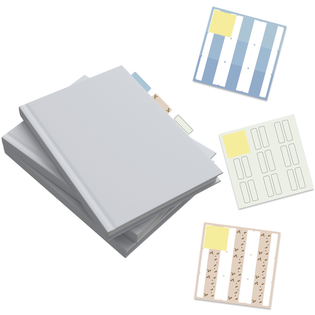 Jual Sticker Pembatas Agenda Polos Index File Tab Stiker Divider Soft ...