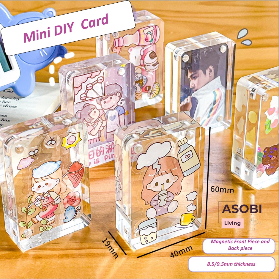 Jual PIGURA/FRAME AKRILIK/ACRYLIC MAGNET UNTUK FOTO/STIKER/STICKER DIY ...