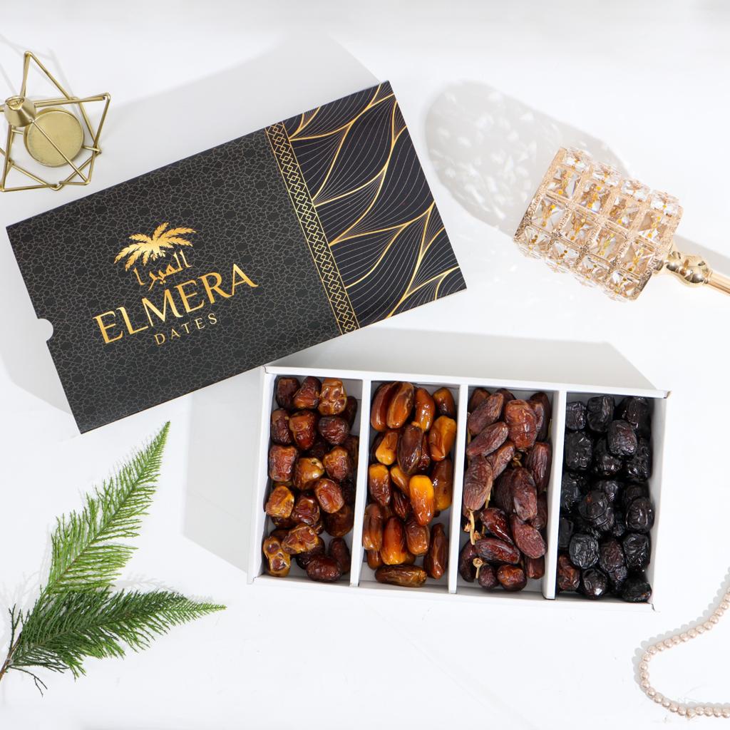 Jual Kurma Elmera 1kg Box Premium Satu Kemasan Isi 4 Macam Kurma Mix ...