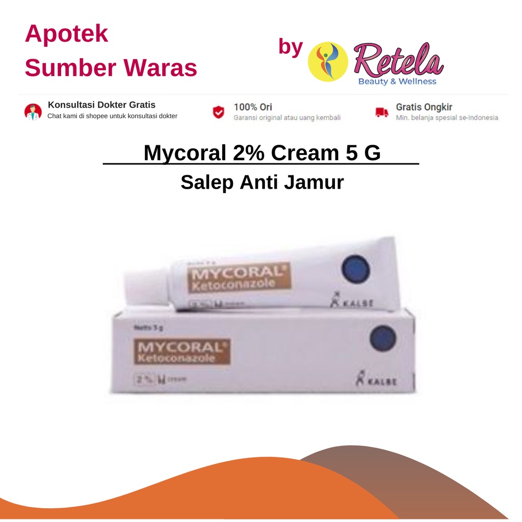 Jual MYCORAL 2% CREAM 5GR | Shopee Indonesia