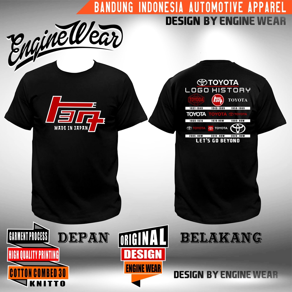 Jual Kaos Toyota logo innova avanza yaris cayla corolla camry fortuner ...
