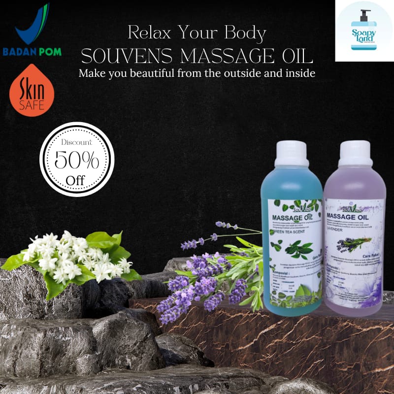 Jual (BPOM) Massage Oil PREMIUM 500ML LAVENDER TERMURAH / Minyak Pijat Urut Salon dan Spa ...