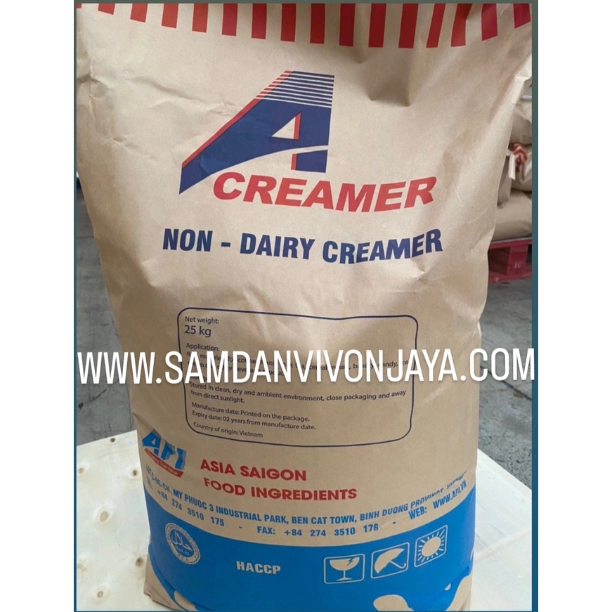Jual Non Dairy Creamer A Creamer Ex. AFI -Vietnam (25 Kg/1Sak) | Shopee ...