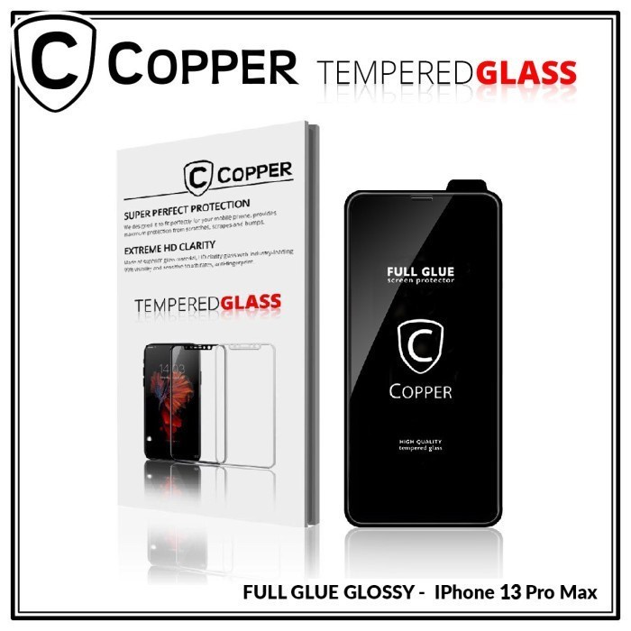 Jual COPPER - Iphone 13 Pro Max - Tempered Glass FULL GLUE PREMIUM ...