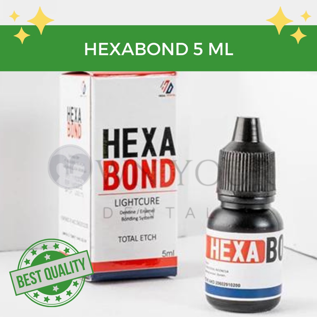 Jual Dental Hexabond Bonding Resin Primer 5 ml / Hexa Bond LC Lightcure ...
