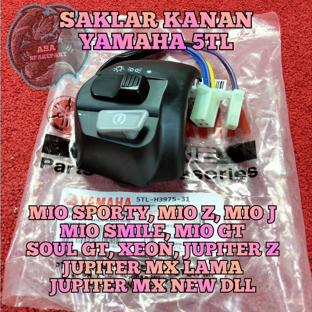 Jual SAKLAR KANAN Motor YAMAHA YGP 5TL MIO Sporty ,Mio Smile ,Mio Soul ...