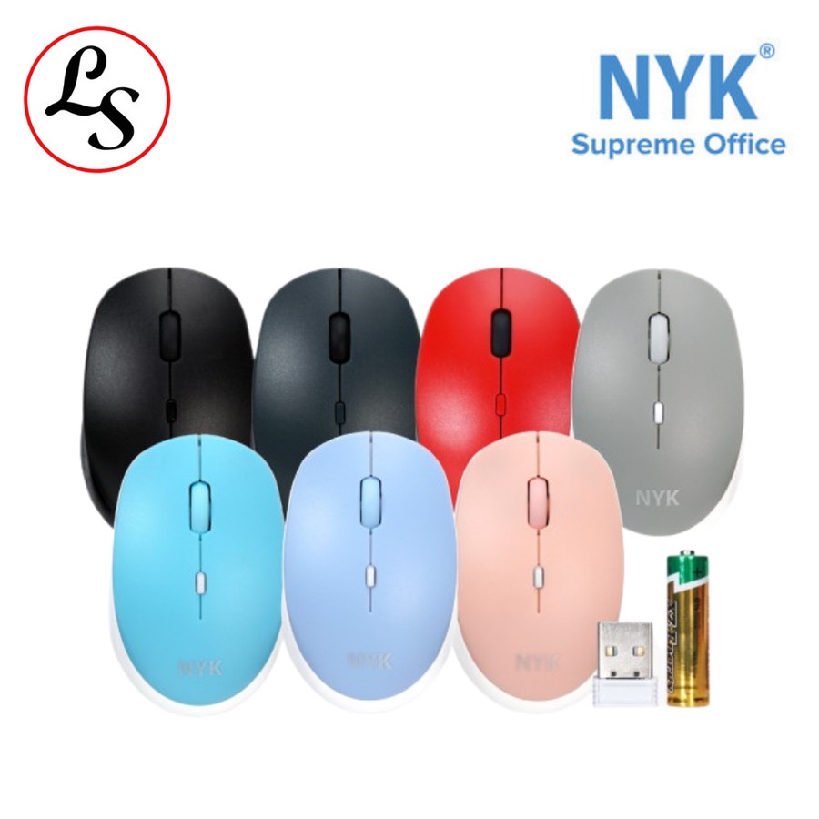 Jual NYK SUPREME MOUSE C10 Office Wireless 2.4Ghz Silent Click / Klik ...