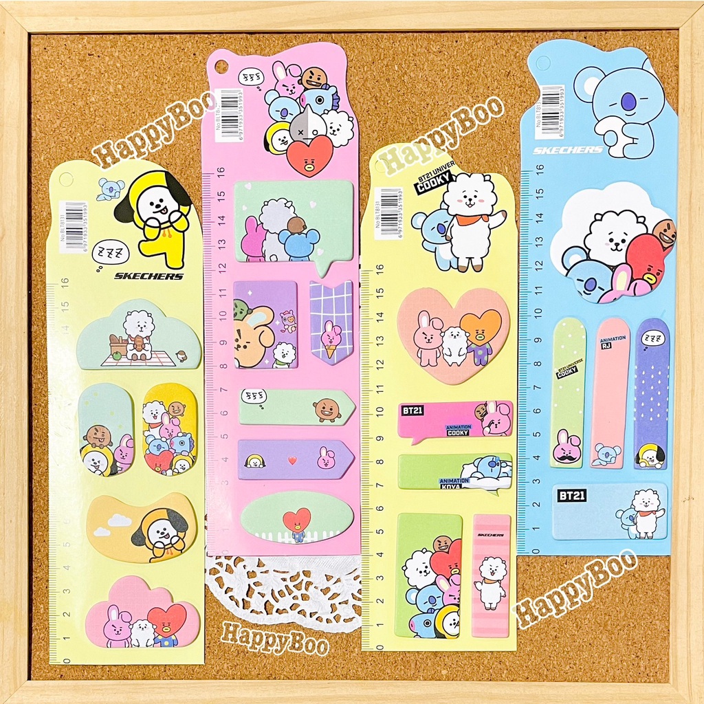 Jual sticky note stick it post it notes sticker stiker bt21 kpop ...