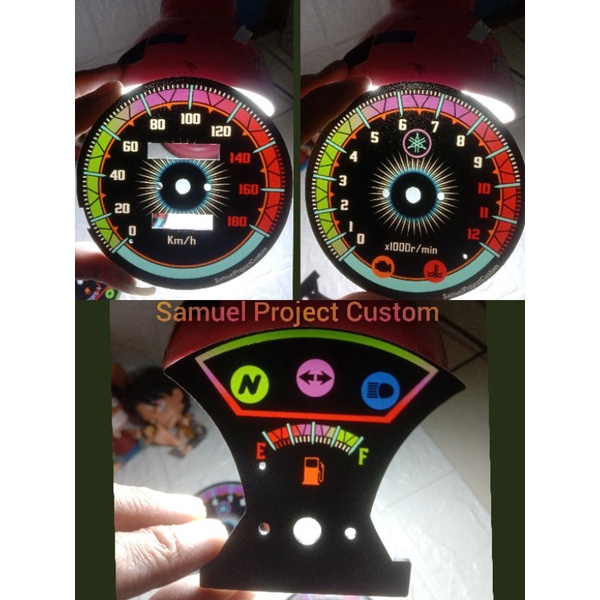Jual PAPAN SPEEDOMETER YAMAHA VIXION OLD CUSTOM | Shopee Indonesia