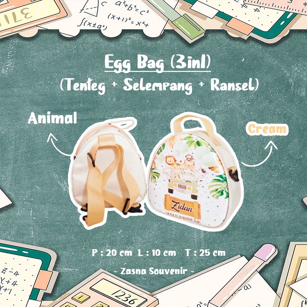 Jual TAS ULTAH TEMA ANIMAL/ULANG TAHUN/GOODIEBAG CUSTOM/TAS TELUR/EGG ...