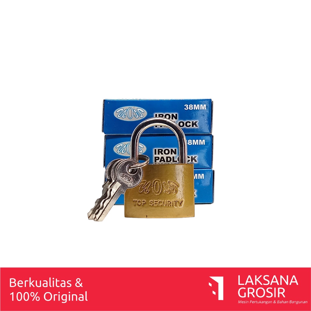 Jual Konci Kunci Gembok 40mm Pintu Pagar Pendek Rumah Anti Potong ...