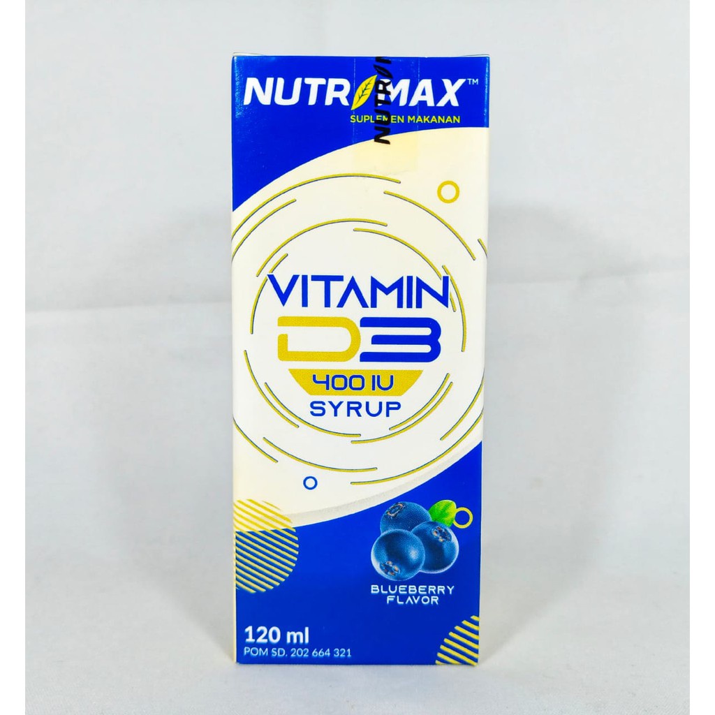 Jual NUTRIMAX VITAMIN D3 400 IU SIRUP 120 ML | Shopee Indonesia