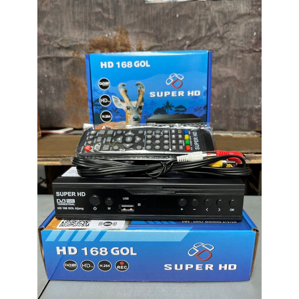 Jual SET TOP BOX SUPER HD 168 GOL | STB SUPER HD KIJANG | Shopee Indonesia
