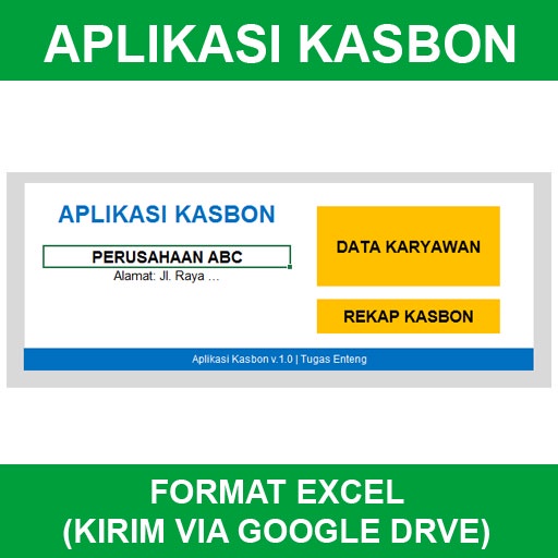 Jual APLIKASI KASBON / HUTANG KARYAWAN (EXCEL) | Shopee Indonesia