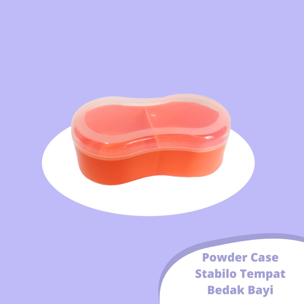 Jual CLEARANCE SALE Powder Case Tempat Bedak Bayi Warna Stabilo Tanpa ...