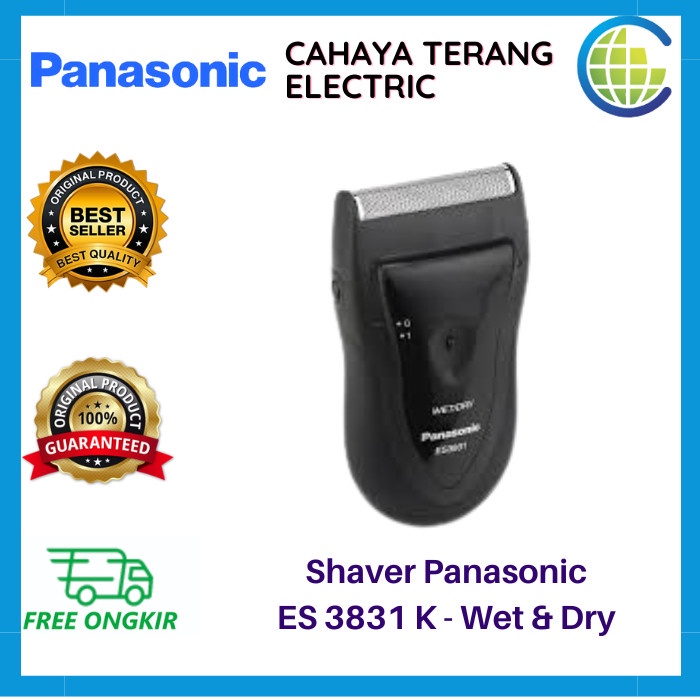 Jual Panasonic Shaver Wet and Dry ES 3831 K Alat Cukur Kumis Jenggot ES 3831 | Shopee Indonesia