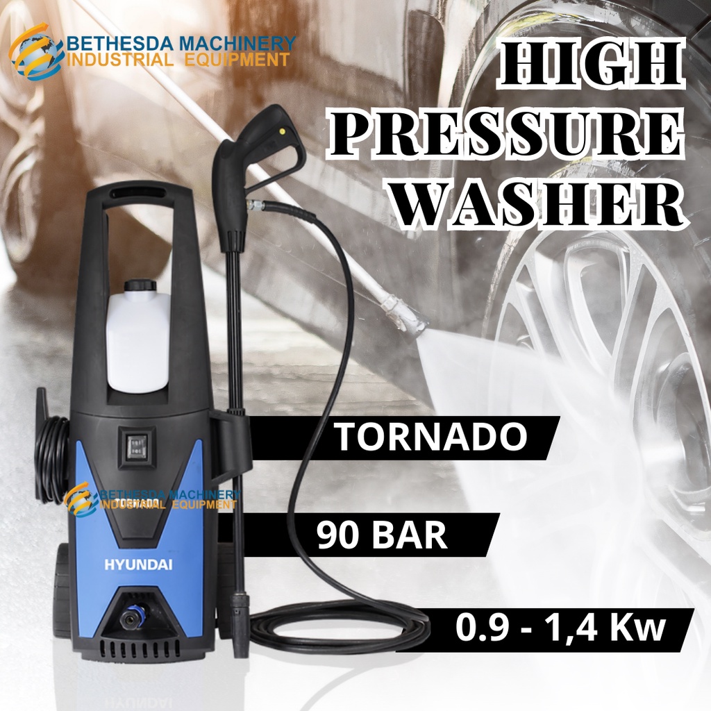 Jual Mesin High Pressure Washer Hyundai HDPW135 / Jet Cleaner Listrik 0 ...