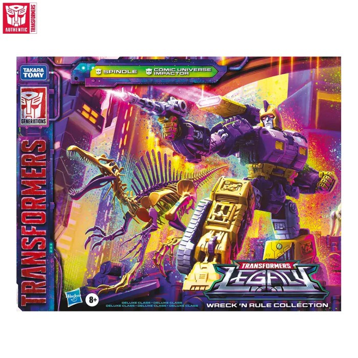 Jual Transformers Legacy Wreck N Rule Comic Universe Impactor & Spindle ...