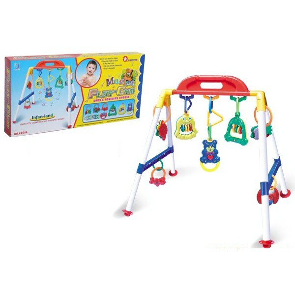 Jual Mainan Anak Musical Play Gym / Mainan Rattle Bayi Anak Playgym ...