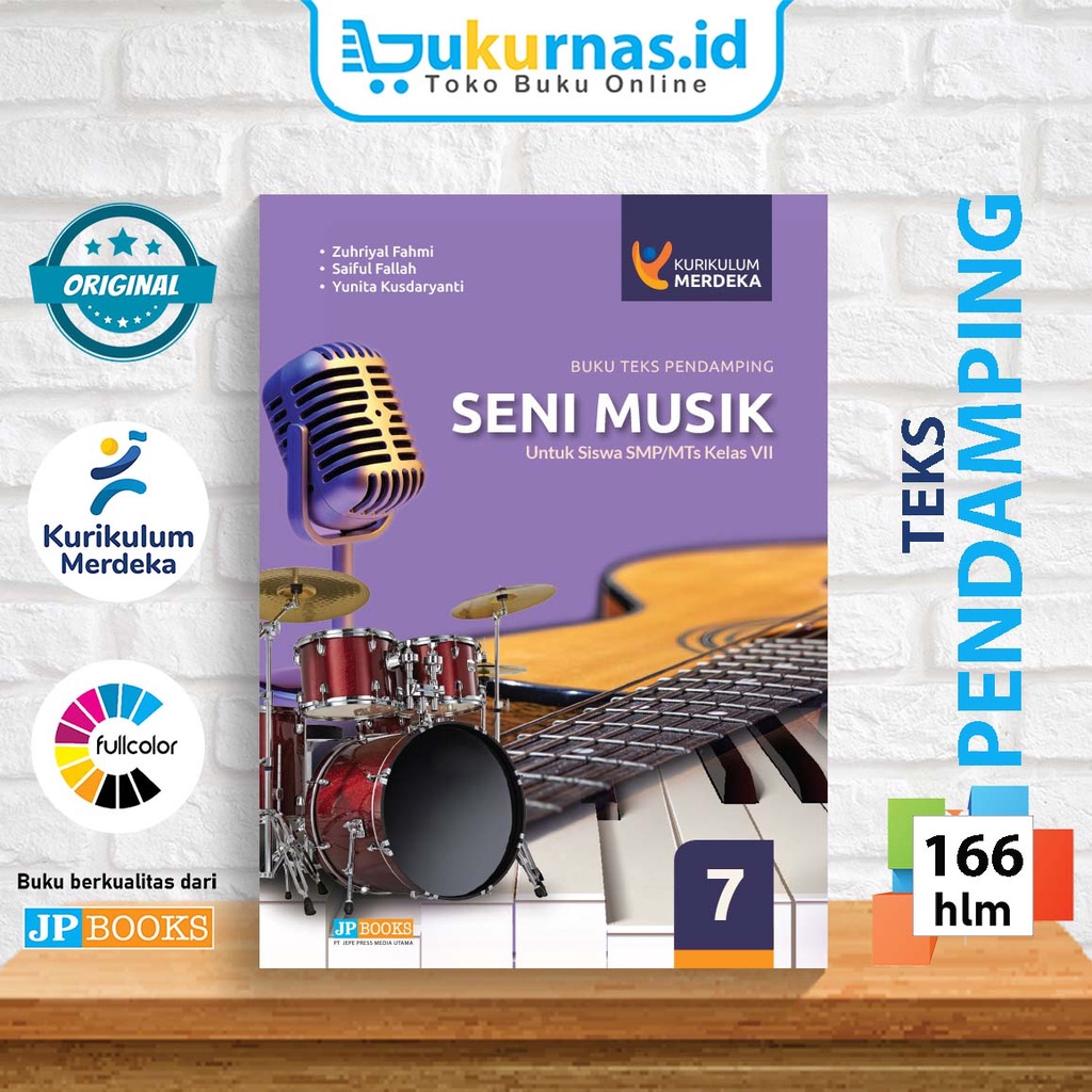 Jual Buku Teks Pendamping Seni Musik SMP/MTs Kelas 7 Kurikulum Merdeka - JPBOOKS | Shopee Indonesia