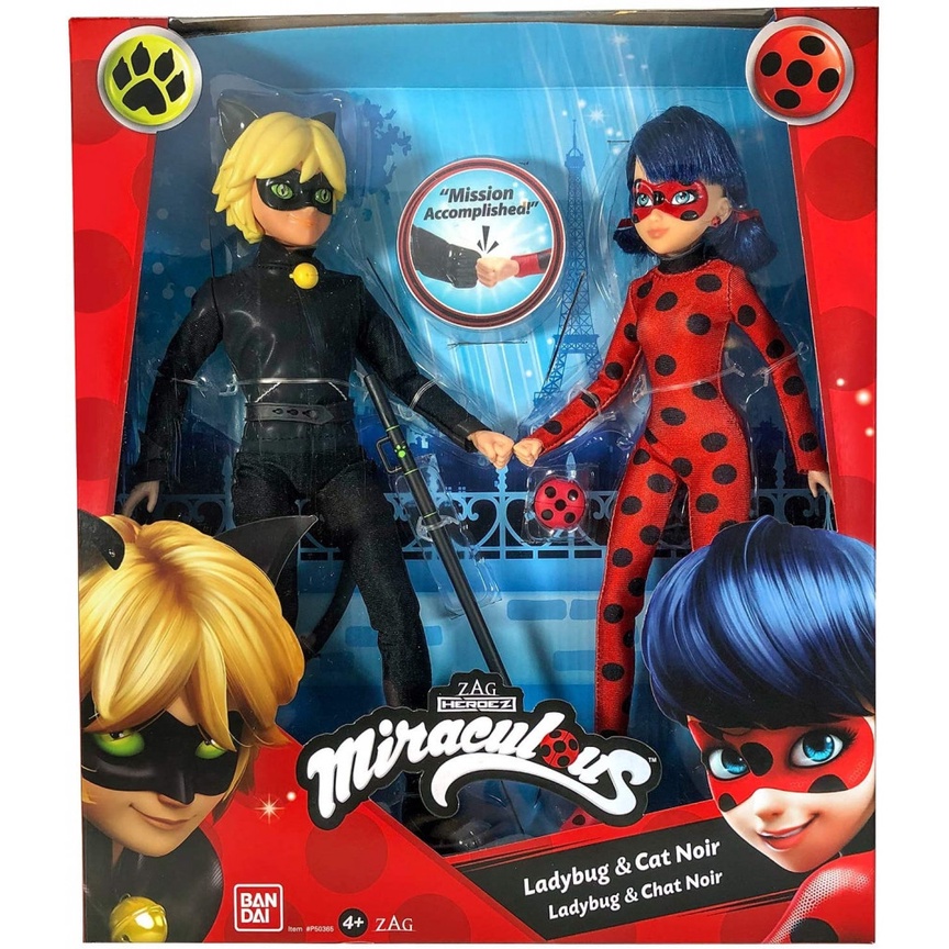 Jual Miraculous Fashion Doll - Mission Accomplished Ladybug & Cat Noir ...