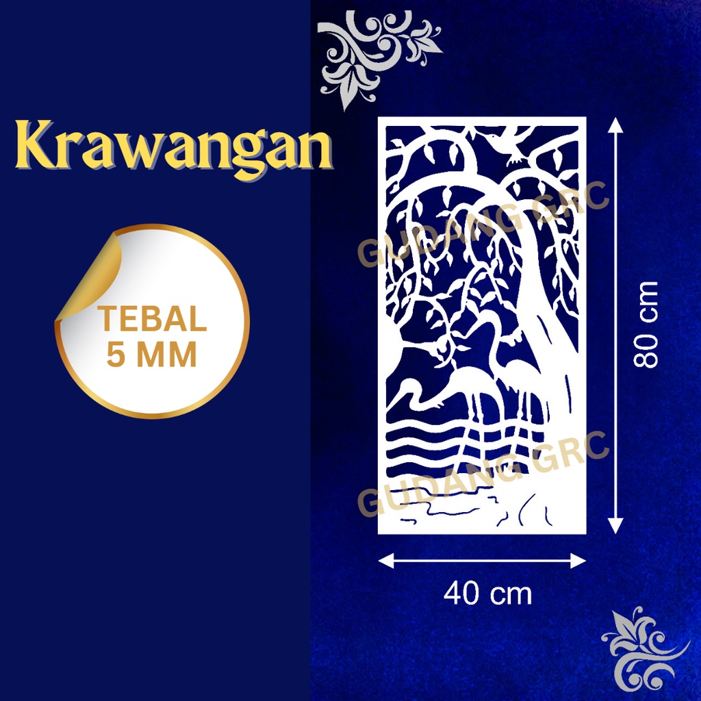 Jual CUTTING PVC BOARD / ORNAMEN PVC FOAM BOARD TEBAL 5MM UKURAN ...