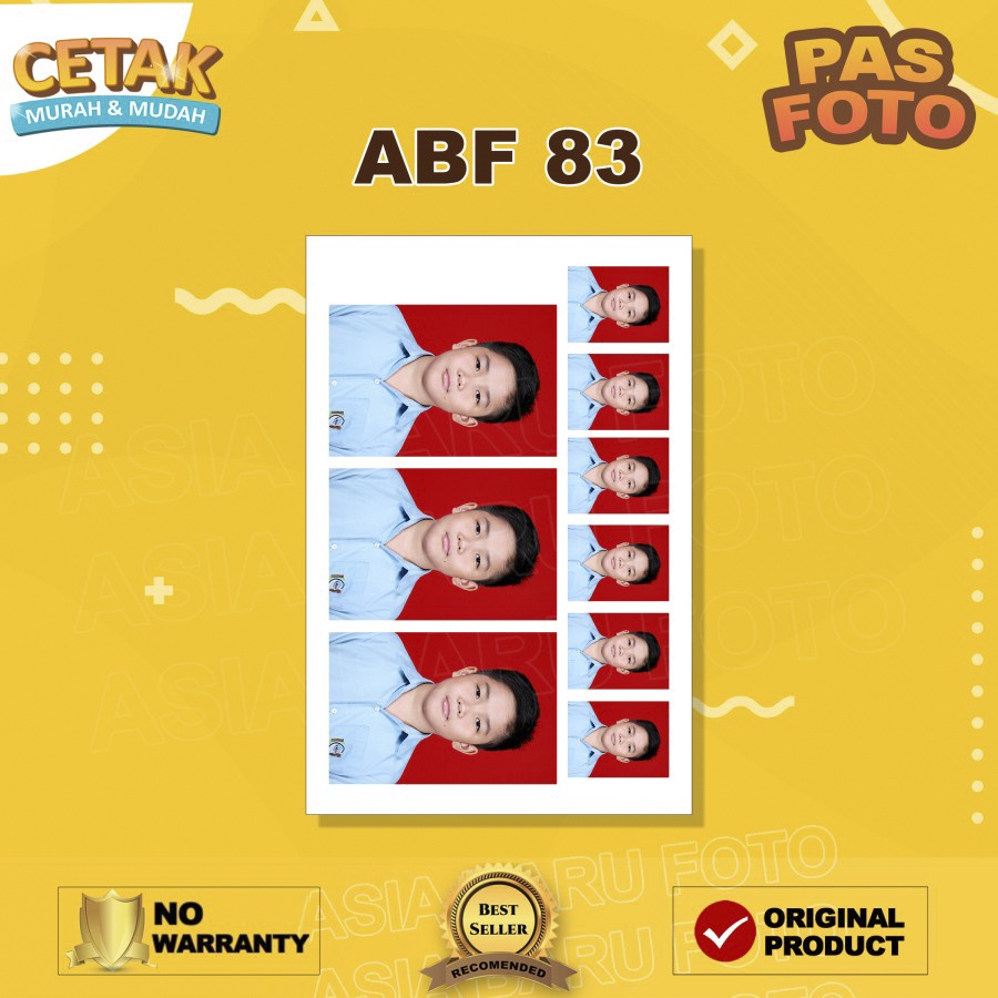 Jual Paket Cetak Pas Foto Ukuran 2x3 3x4 4x6 Print KODAK Digital Lab | Shopee Indonesia