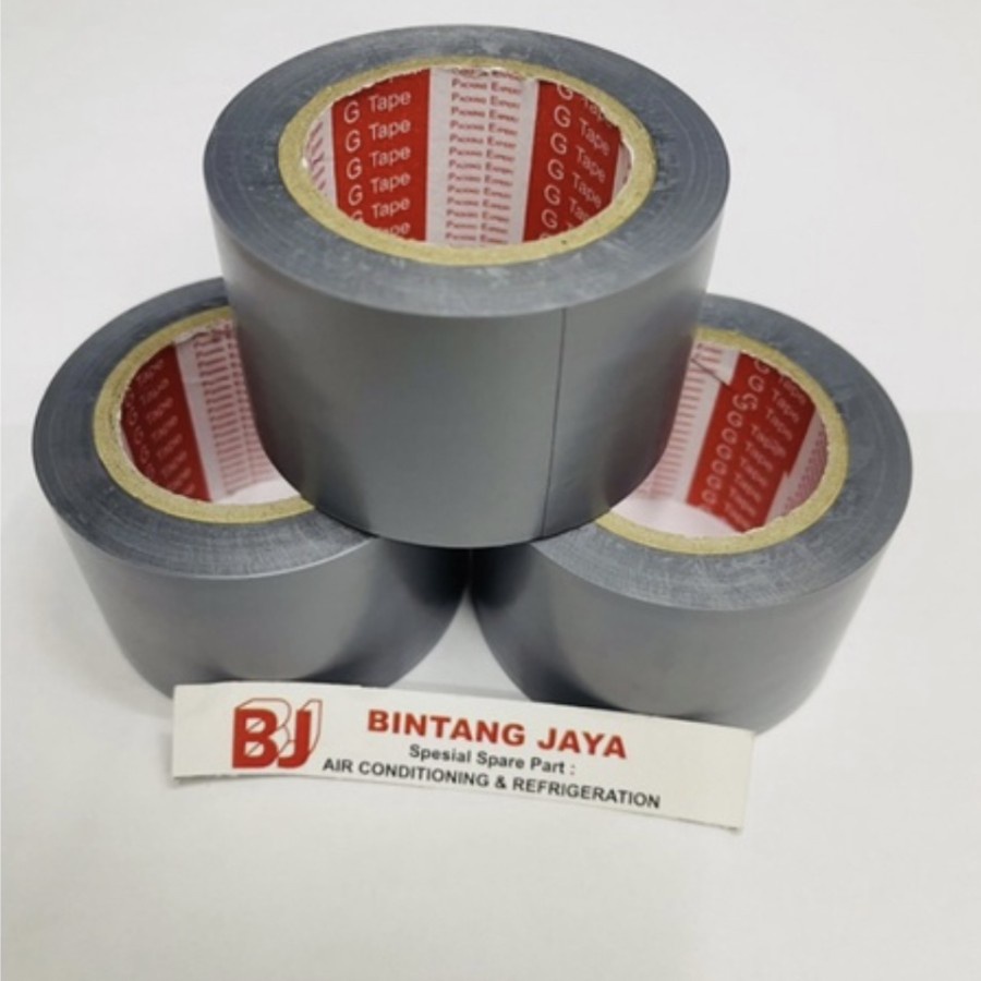 Jual Isolasi Lakban pipa ac Ductape ac Lem ABU | Shopee Indonesia
