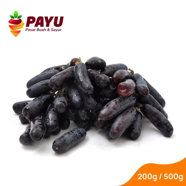 Jual PAYUFRESH | Anggur Hitam Moondrop Seedless [200g / 500g] | Shopee ...