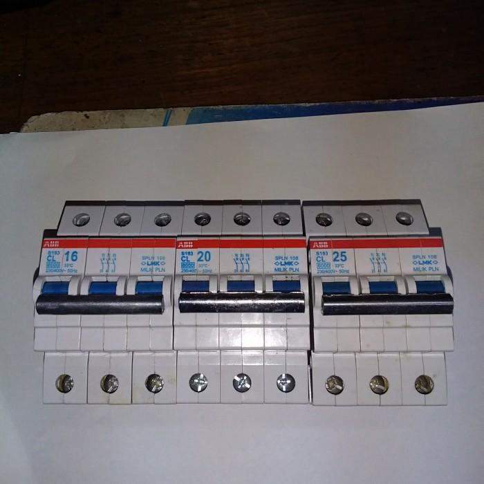 Jual Mcb Pln Abb 3P 3 Phase Pole | Shopee Indonesia