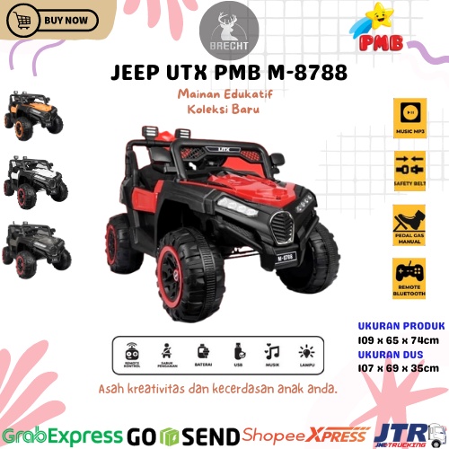 Jual Mainan Anak Mobil Aki Jeep PMB UTX M 8788 UTX 8788A NUV 8788B ...