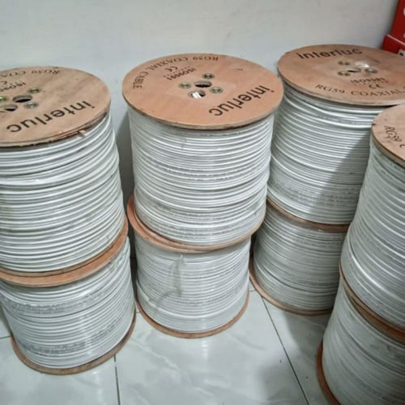 Jual Kabel cctv 300 meter rg59+power interluc cabel cctv 300mtr ...