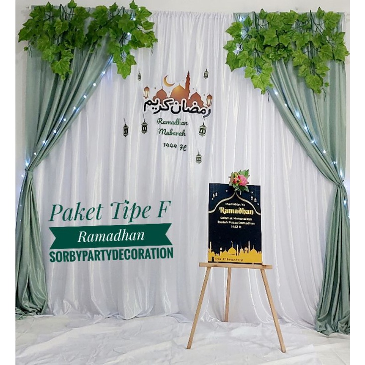 Jual Dekor Tunangan Backdrop background photobooth nikahan lamaran ...