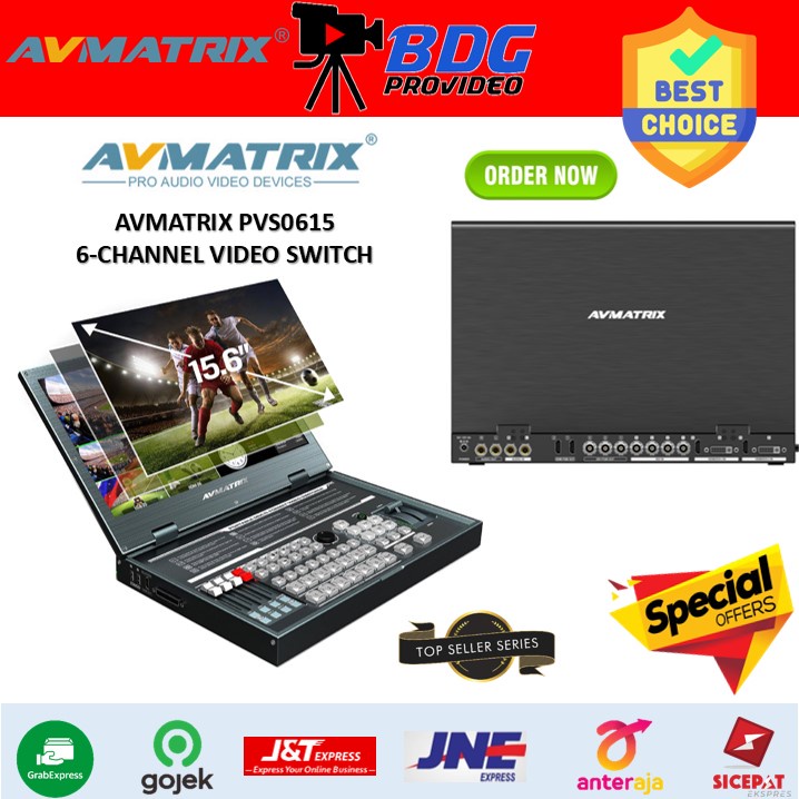 Jual AVMATRIX PVS0615/AVMATRIX PVS0615 Portable 6-Channel Video ...