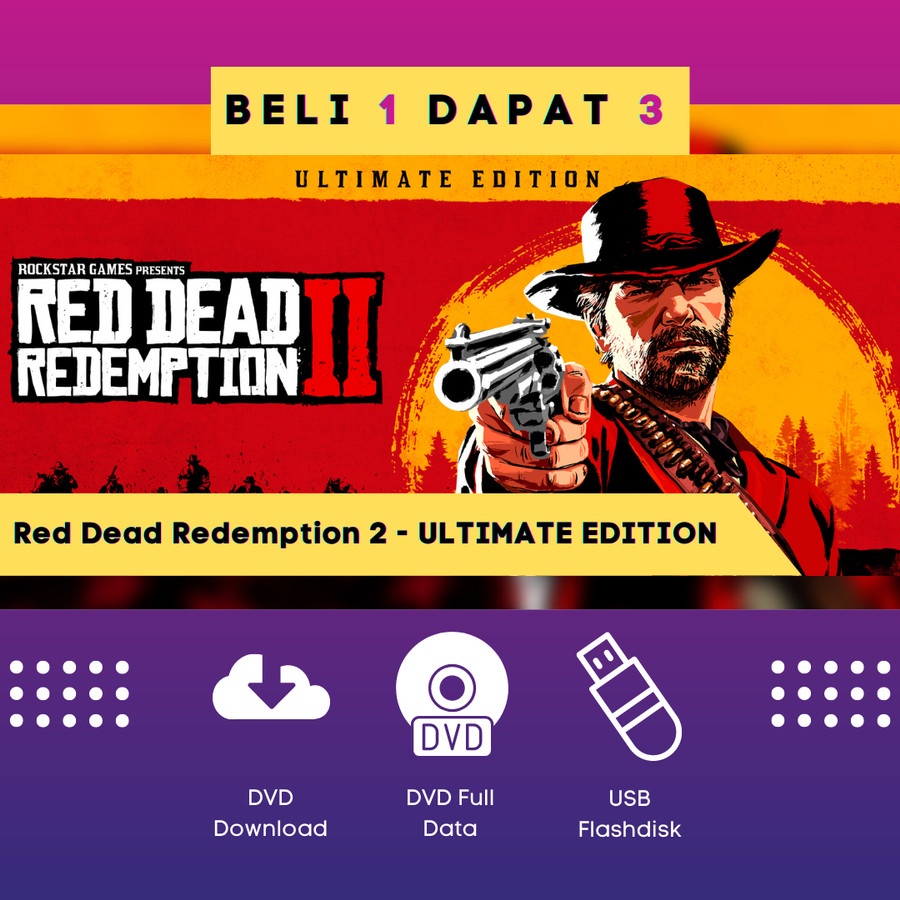 Jual Red Dead Redemption 2 / RDR 2 | GAME PC ORIGINAL | Shopee Indonesia