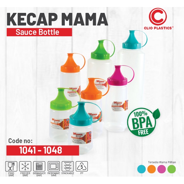 Jual BOTOL KECAP MAMA CLIO PLASTIK BOTOL SAOS | Shopee Indonesia
