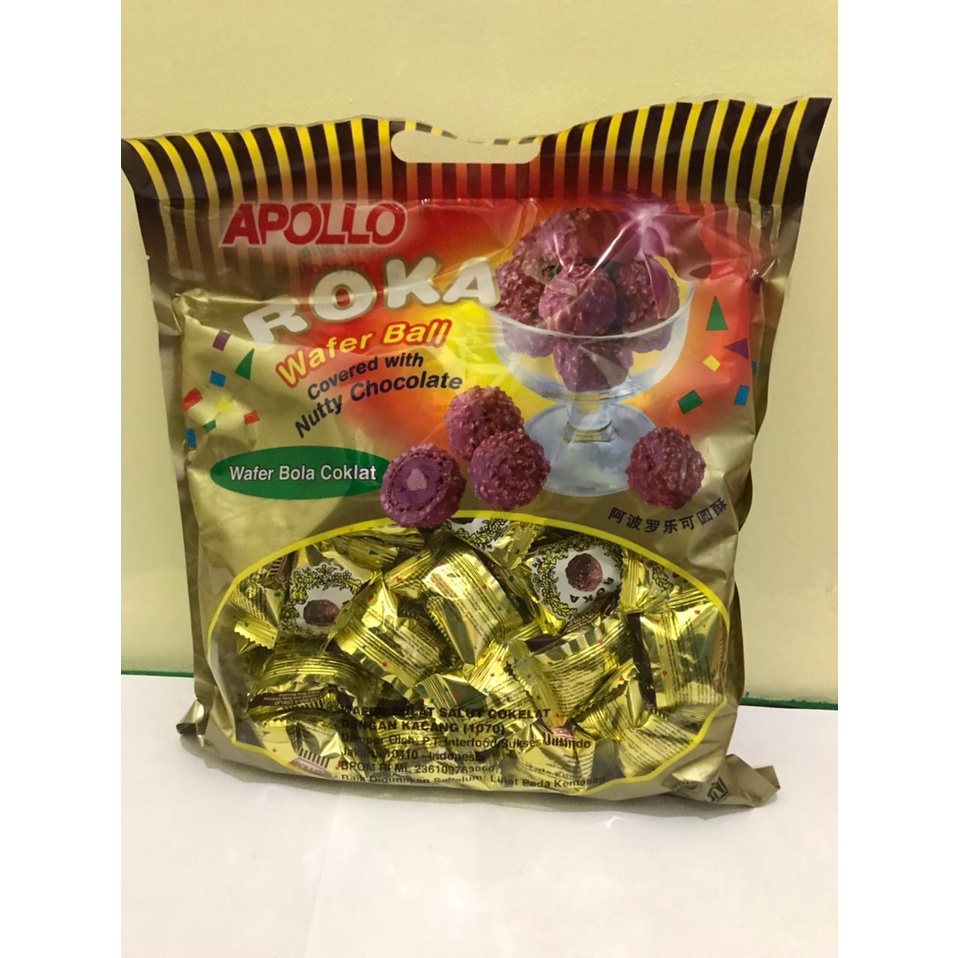 Jual Deskripsi APOLLO ROKA WAFER BALL ISI 50 PC Roka Apollo Wafer Ball ...