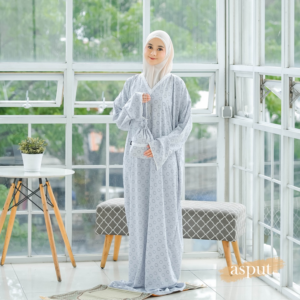 Jual ASPUT - Senada Mukena Abaya Turki Motif | Shopee Indonesia