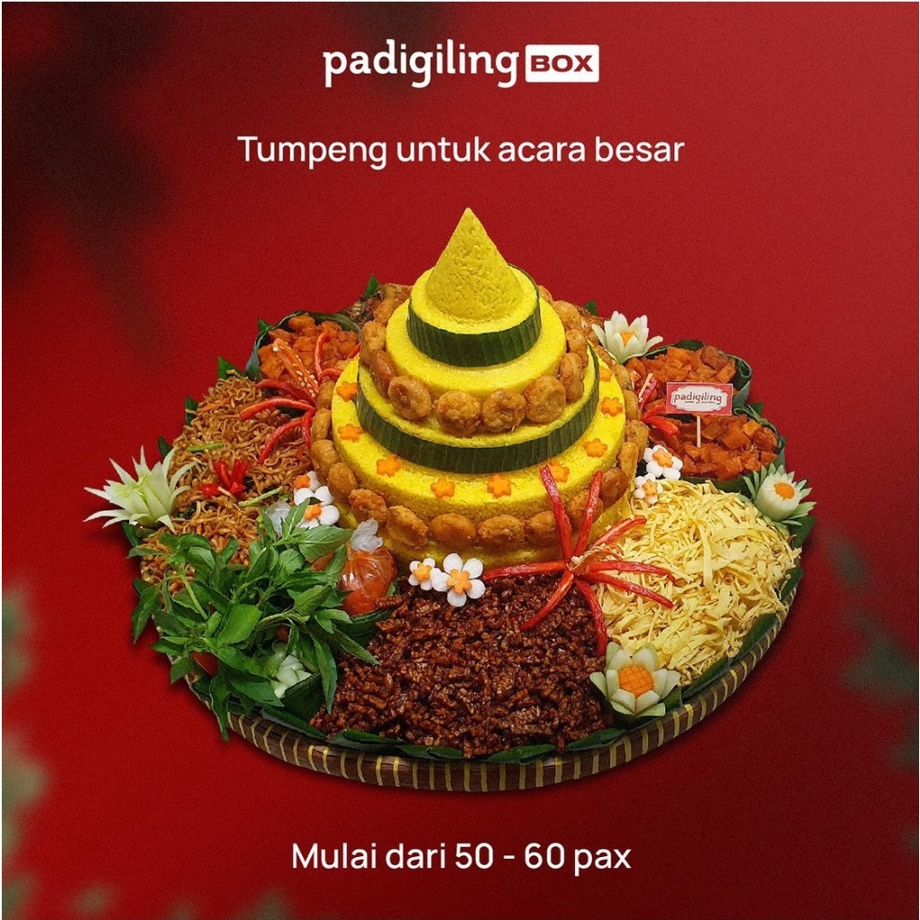 Jual Nasi Tumpeng Porsi Besar / Tumpeng Tampah Premium | Shopee Indonesia