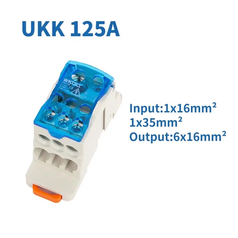 Jual Konektor UKK-125A Distribution Box DIN Rail Terminal Block ... Jual Konektor UKK-125A Distribution Box DIN Rail Terminal Block ...