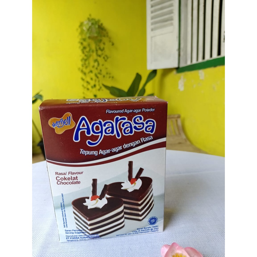 Jual Nutrijell Agarasa / Agar Puding Jeli Jelly Varian Rasa 10gr Coklat ...