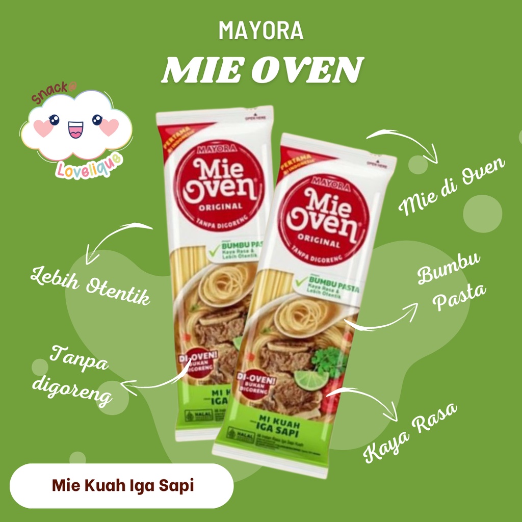 Jual Mie Oven Mayora - All Variant - Goreng Bawang / Iga Sapi / Gulai ...