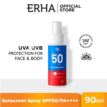 Jual ERHA Perfect Shield Suncreen Spray 90 ml | Shopee Indonesia