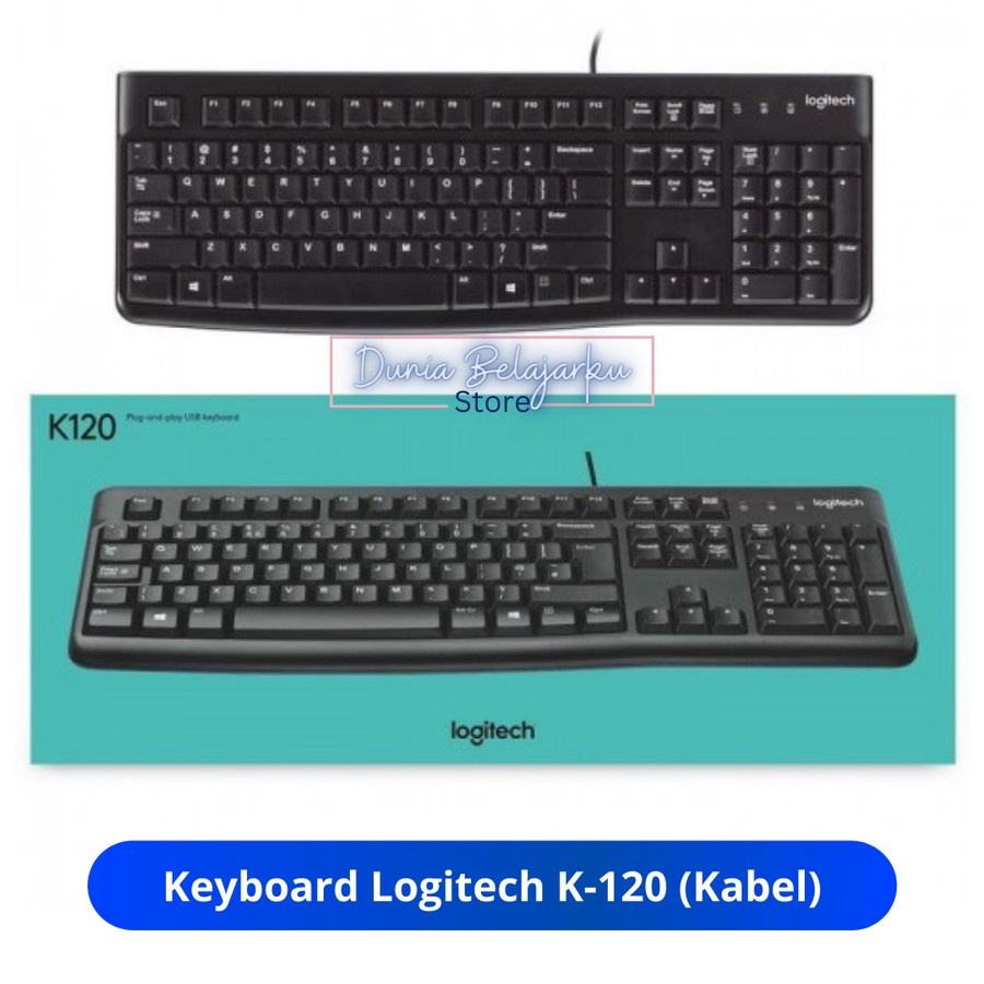 Jual Logitech Keyboard USB K-120 / Keyboard Logitech K120 Plug & Play ...
