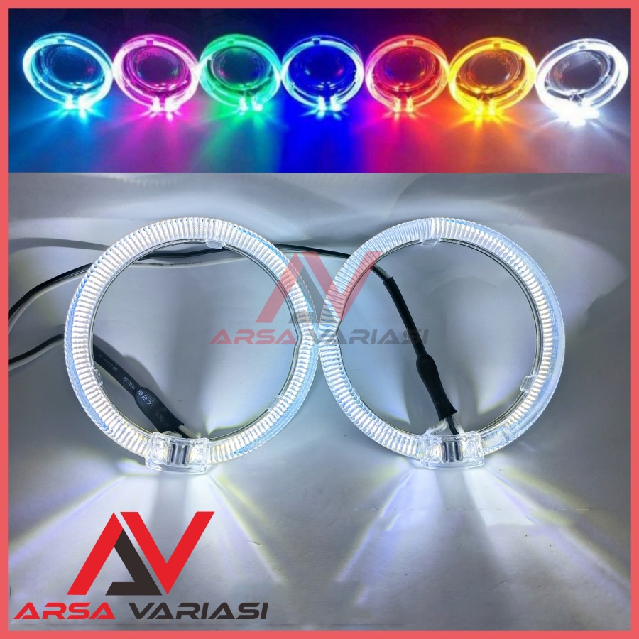 Jual Ring Crystal Halos | Crystal Angel Eyes T5-80mm VAHID - Putih ...