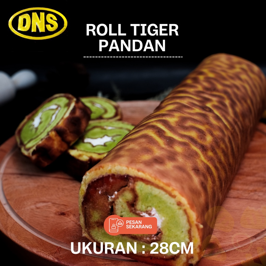 Jual Tiger Roll Cake Pandan / Homemade Bolu Gulung Premium | Shopee Indonesia
