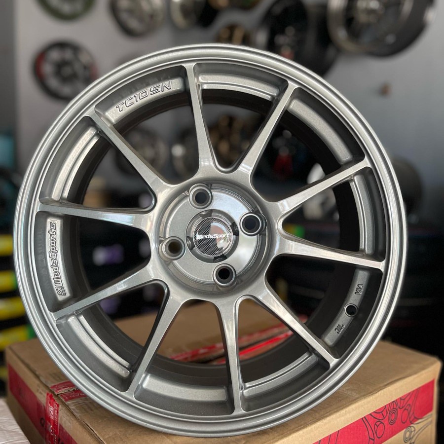 Jual velg wedssport Ring 16x7 et38 pcd 4x100 velg mobil jazz mobilio ...